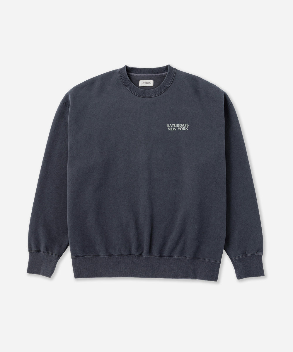Ari Relaxed Ozone Washed Sweatshirt | Saturdays NYC
