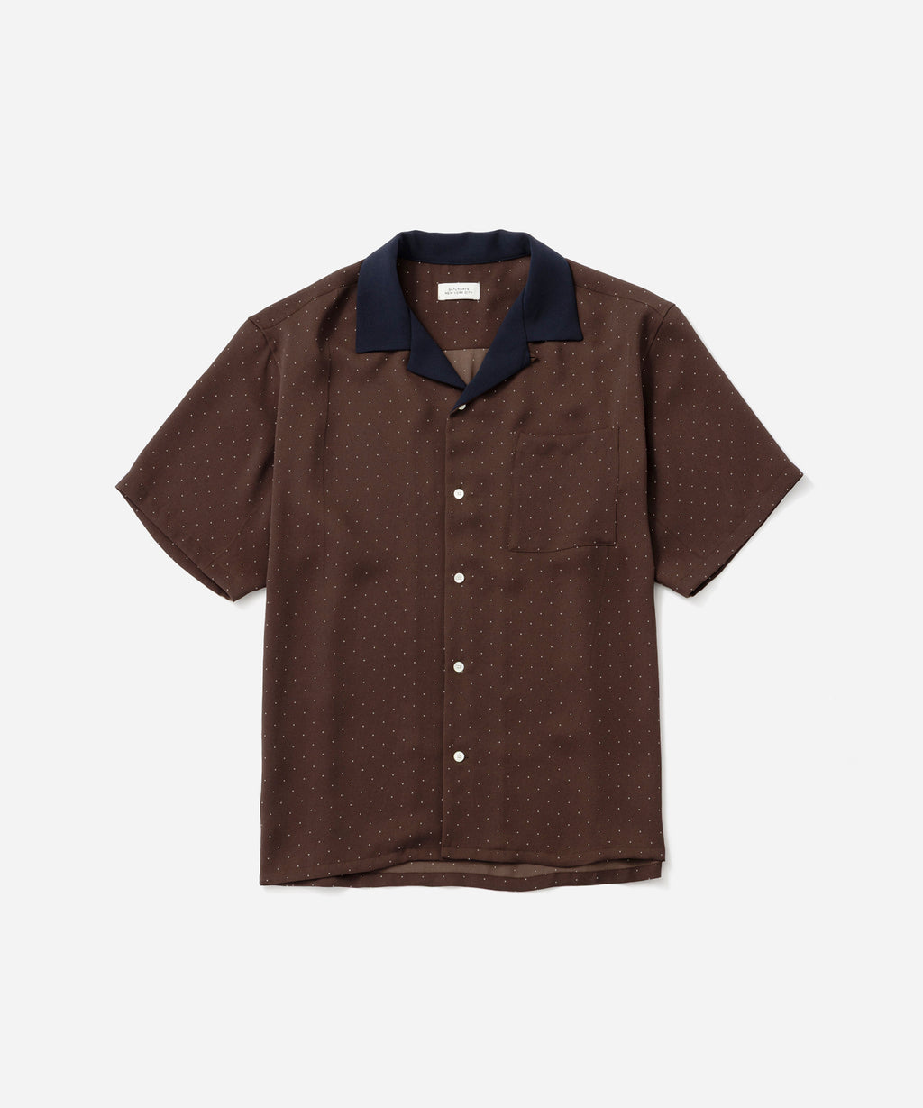 Hester Dot Print Short Sleeve Shirt | Saturdays NYC