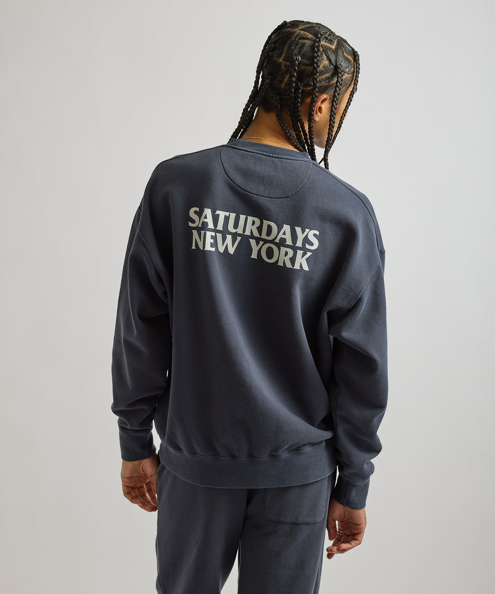 Ari Relaxed Ozone Washed Sweatshirt | Saturdays NYC